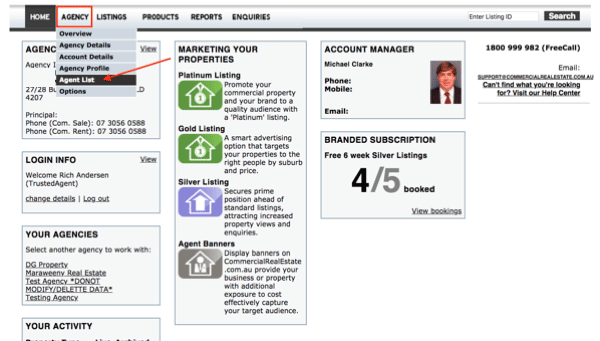 Upload agent photo to your agent profile – Commercial Real Estate