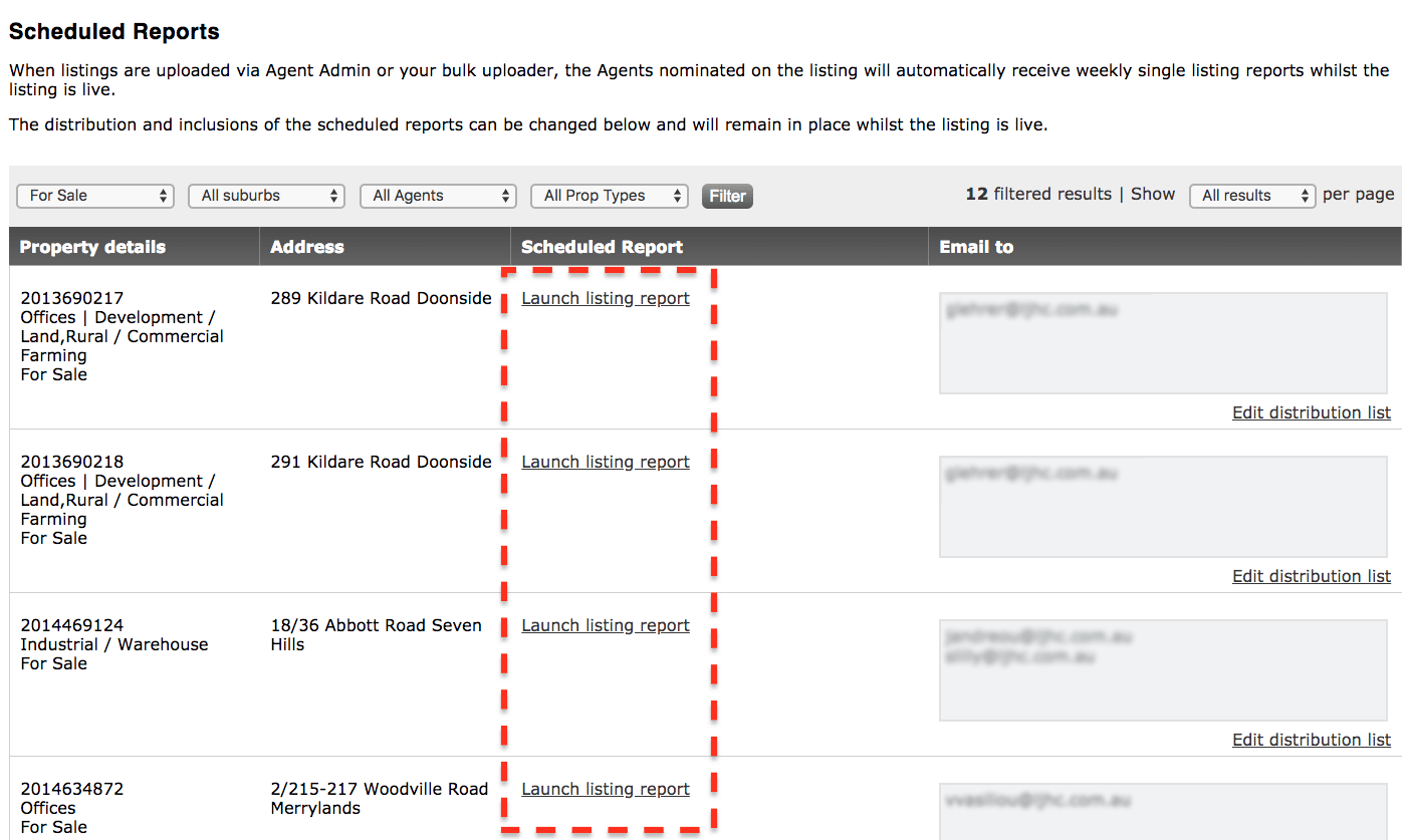 Run a single listing performance report – Commercial Real Estate